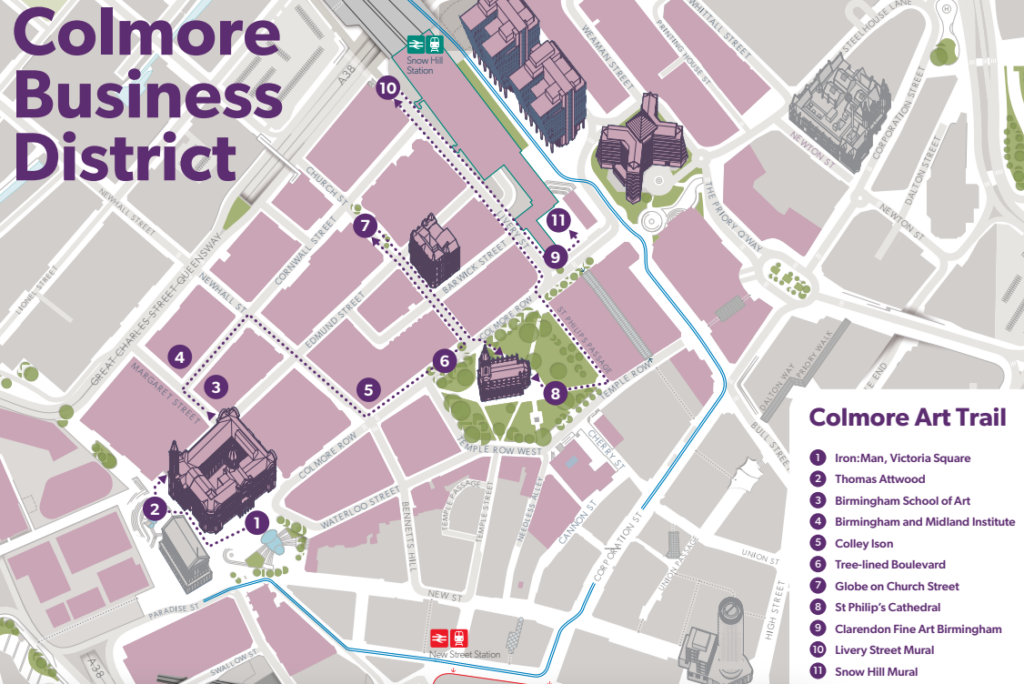Colmore Art Walk - Colmore Business District
