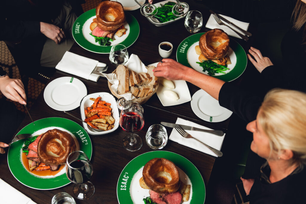 Isaac’s Unveils New Sunday Lunch Menu - Colmore Business District